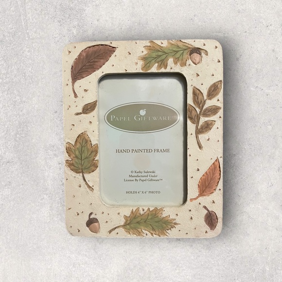 Vintage | Accents | Vintage Handpainted Papel Giftware Picture Frame By ...